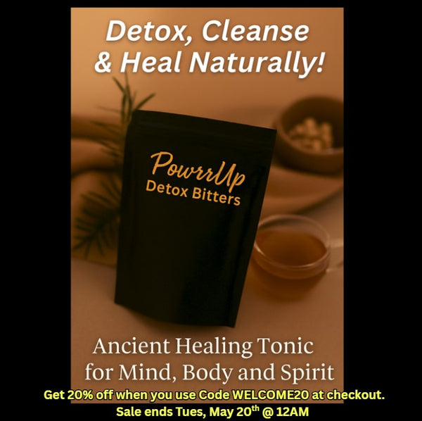 Detox Bitters Herbal Cleanse | PowrrUp® Natural Remedies
